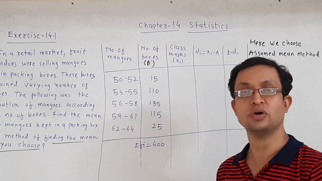 STATISTICS/MATHEMATICS CLASS 10/CHAPTER 14/EXERCISE 14.1/QUESTION 5 ...