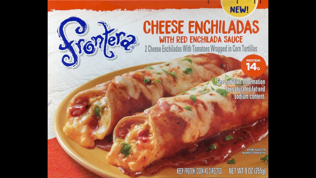 Frontera Cheese Enchiladas with Red Sauce - YouTube