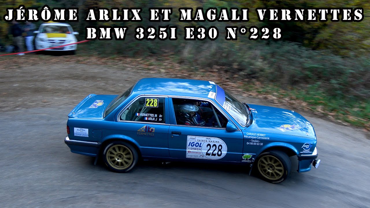 Rallye du Var 2025 - BMW 325i E30 N°228 - Jérôme ARLIX et Magali ...