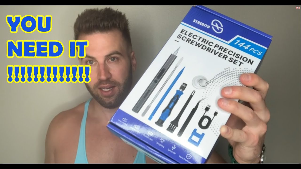 STREBITO Mini Electric Screwdriver 144-Piece, You need it!!! - YouTube