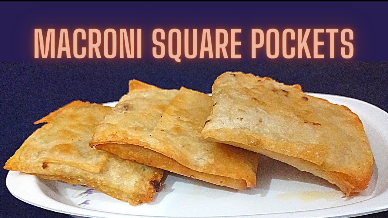 Macroni Square Pocket Recipe | Iftar Special - YouTube