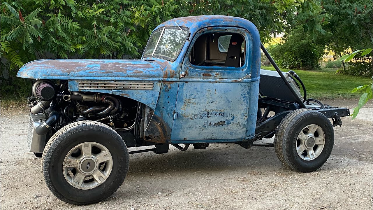 I finally figured out peg leg pennys problem all wheel drive rat rod ...