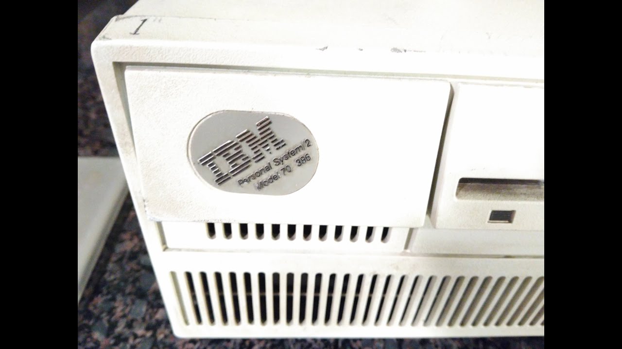 IBM PS/2 Model 70 - Intel 386DX - YouTube