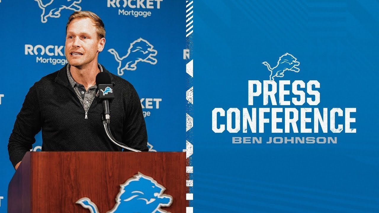 Offensive Coordinator Ben Johnson Meets With The Media On June 1 Youtube