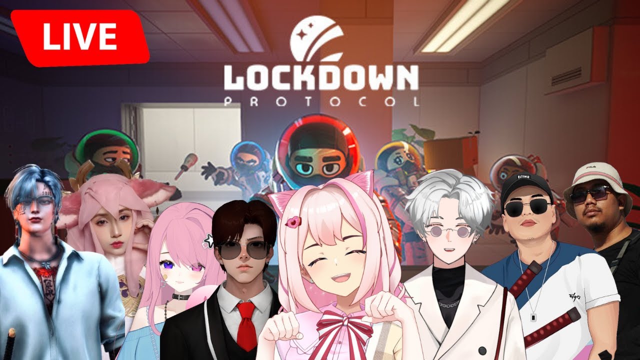 【🔴LIVE LOCKDOWN PROTOCOL】 AMONG US 3D -Vtuber ID - YouTube