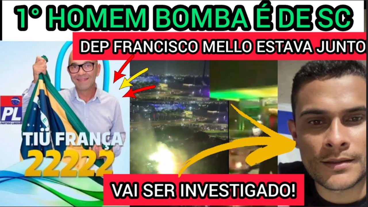 URGENTE HOMEM B0MBA BRASILEIRO é BOLSONARISTA DE SANTA CATARINA! PQ ...