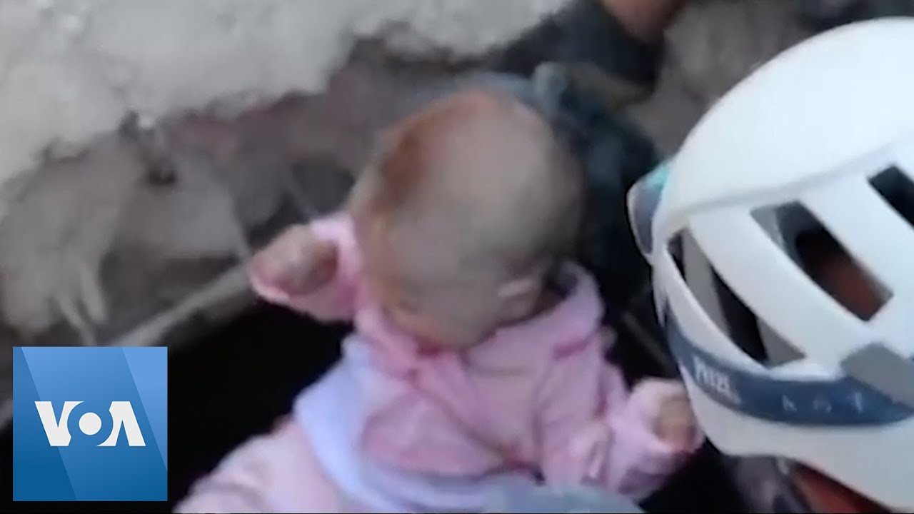Baby Rescued from Collapsed Building in Amman - YouTube