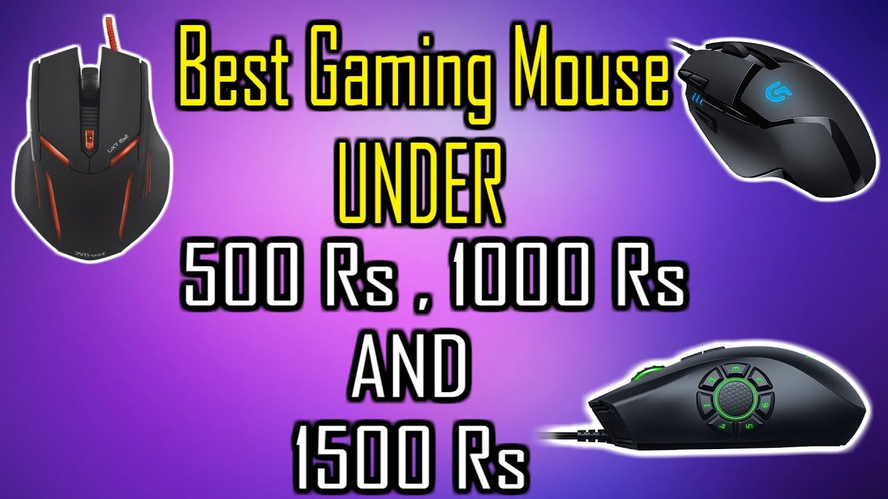 Best Gaming Mouse under 500, 1000 ,1500 Rs | - YouTube