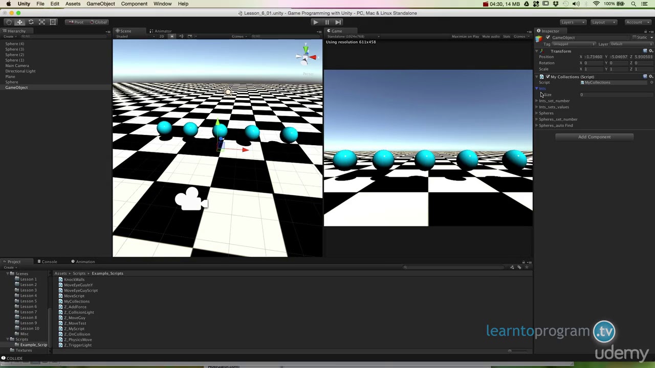 Scripting In Unity 3d Arrays Youtube 6626