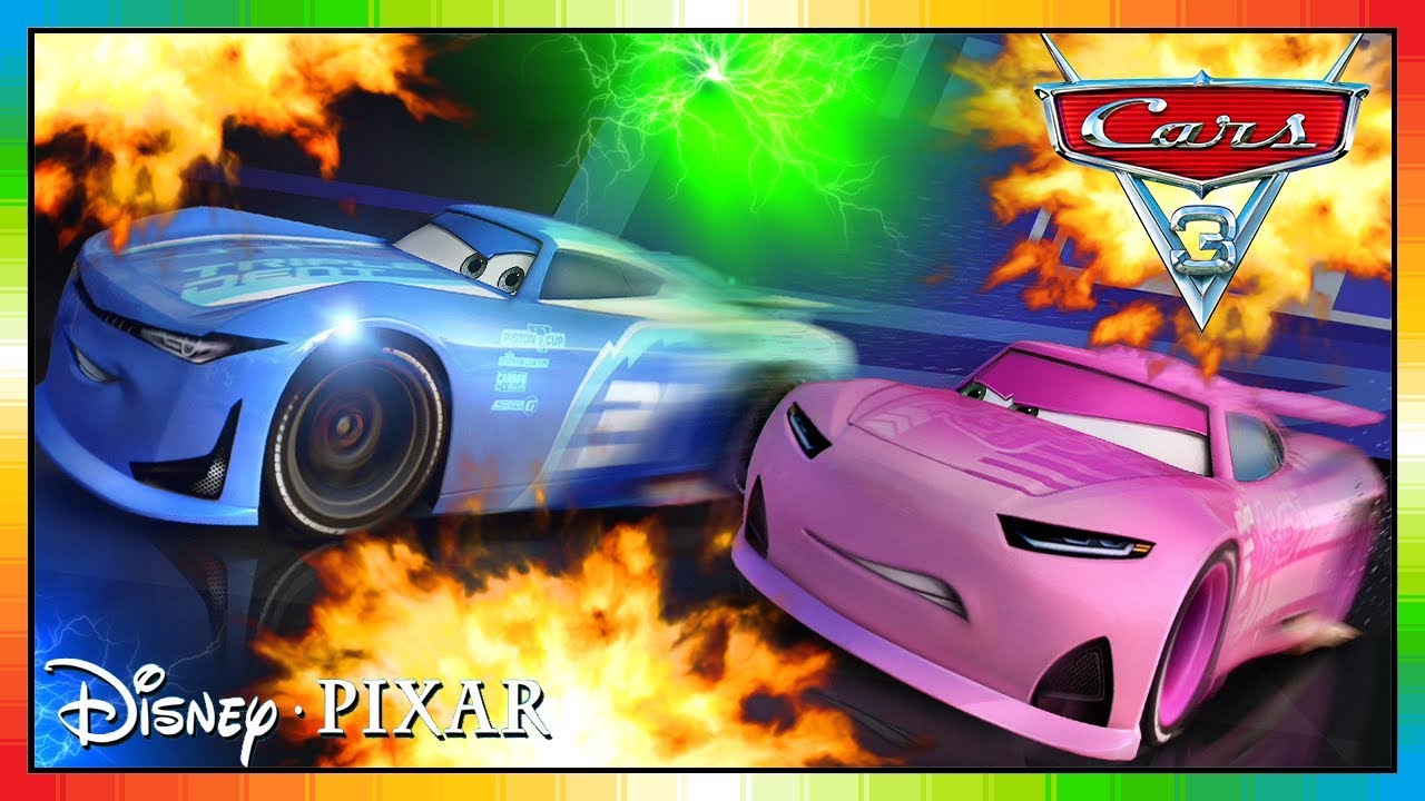 Cars 3 Driven to Win - gameplay - Cam Spinner Vs Rich Mixon - YouTube