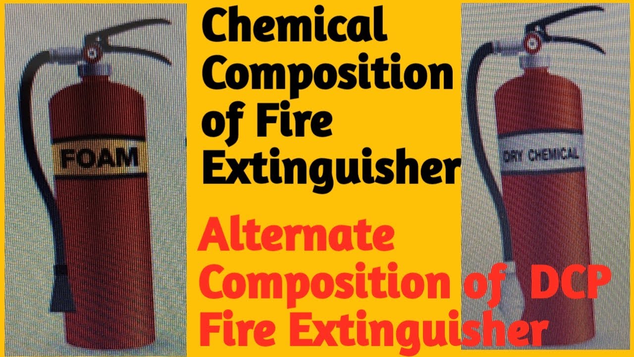 Chemical Composition of Fire Extinguisher |Chemical Components of Fire ...