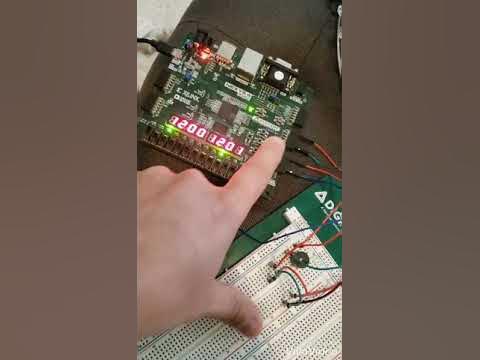 Digital Clock VHDL FPGA - YouTube