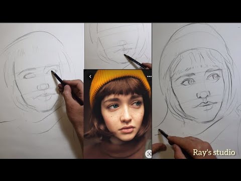 How to draw cute face / how to draw face for beginners - YouTube
