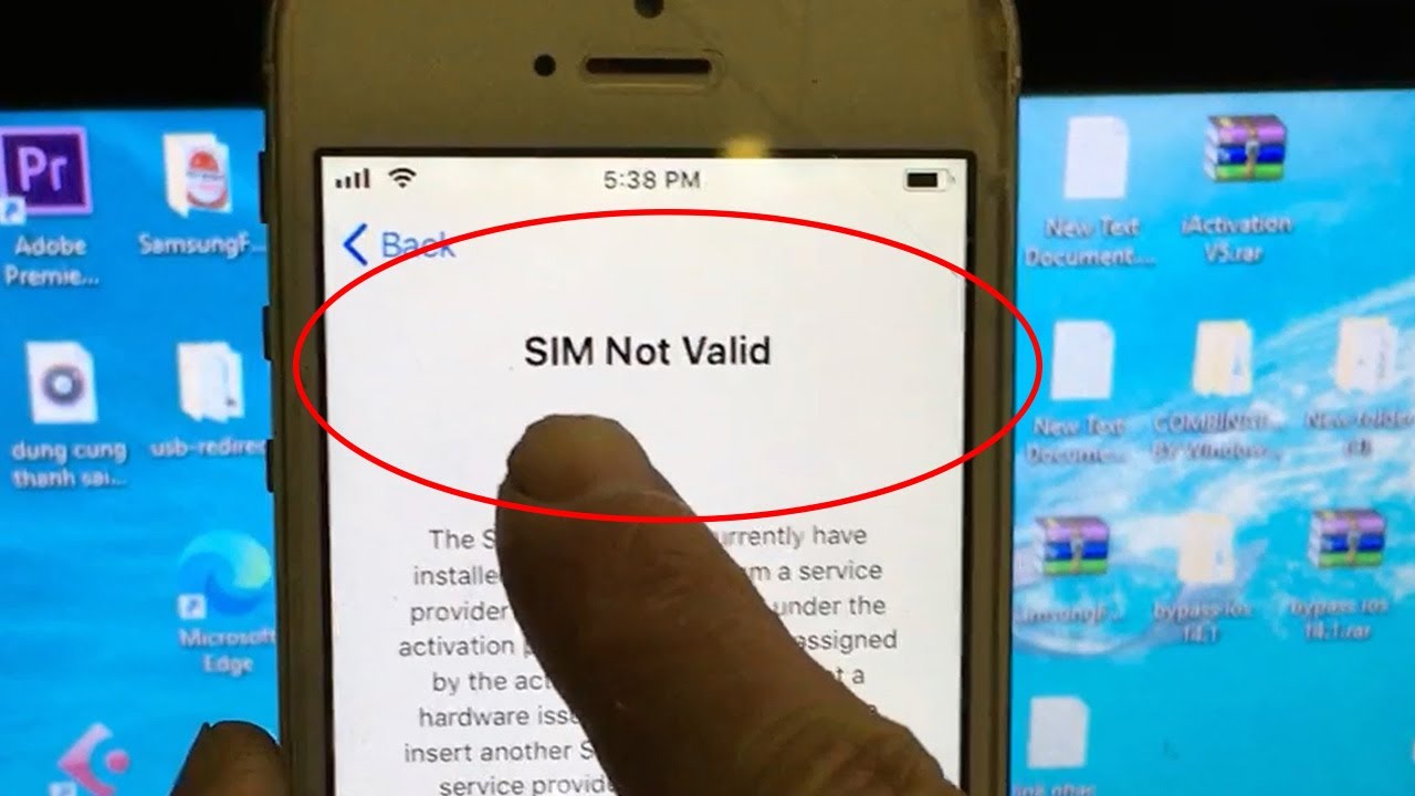 How to fix SIM Not Valid on iPhone Lock - YouTube
