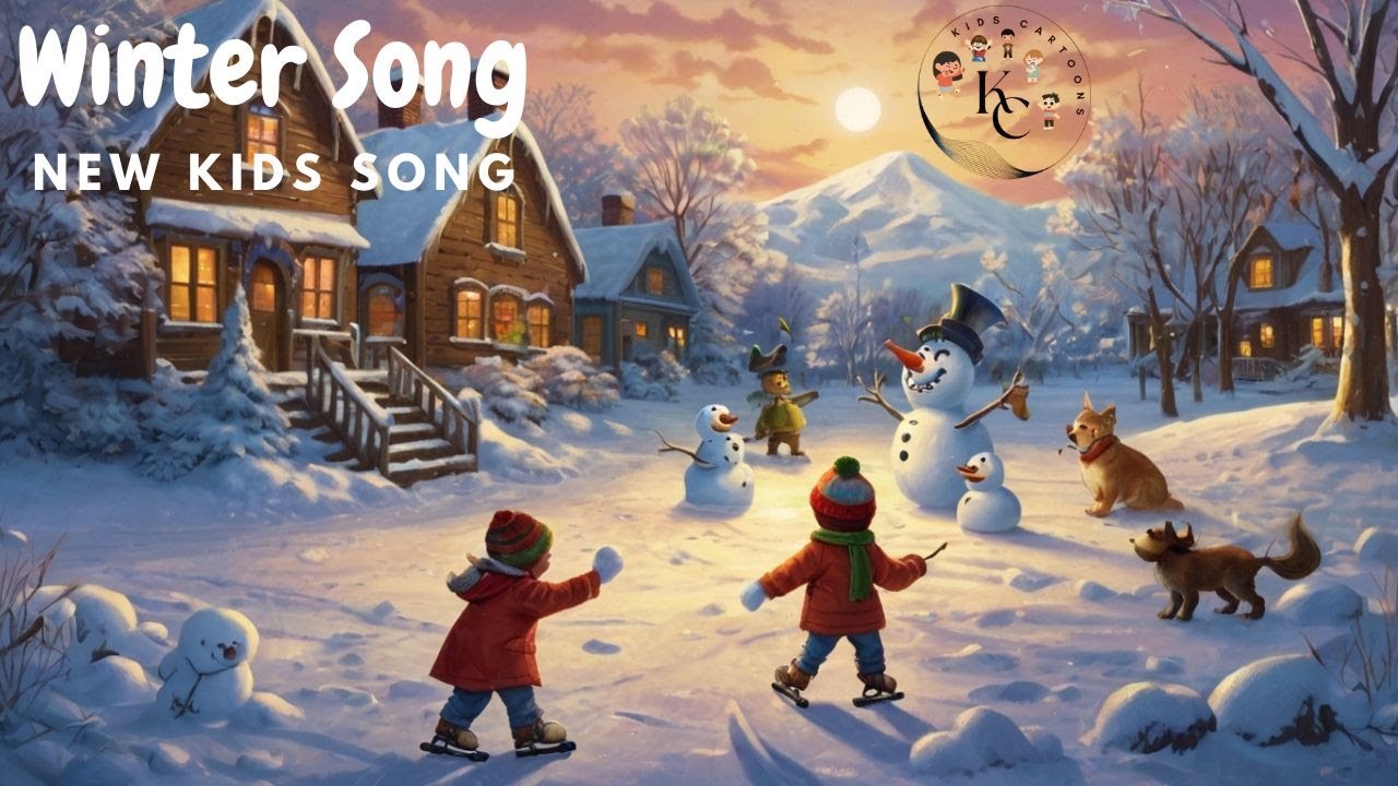 KIDS CARTOONS, KIDS POEMS, KIDS SONGS, Winter Song New Kids Song - YouTube