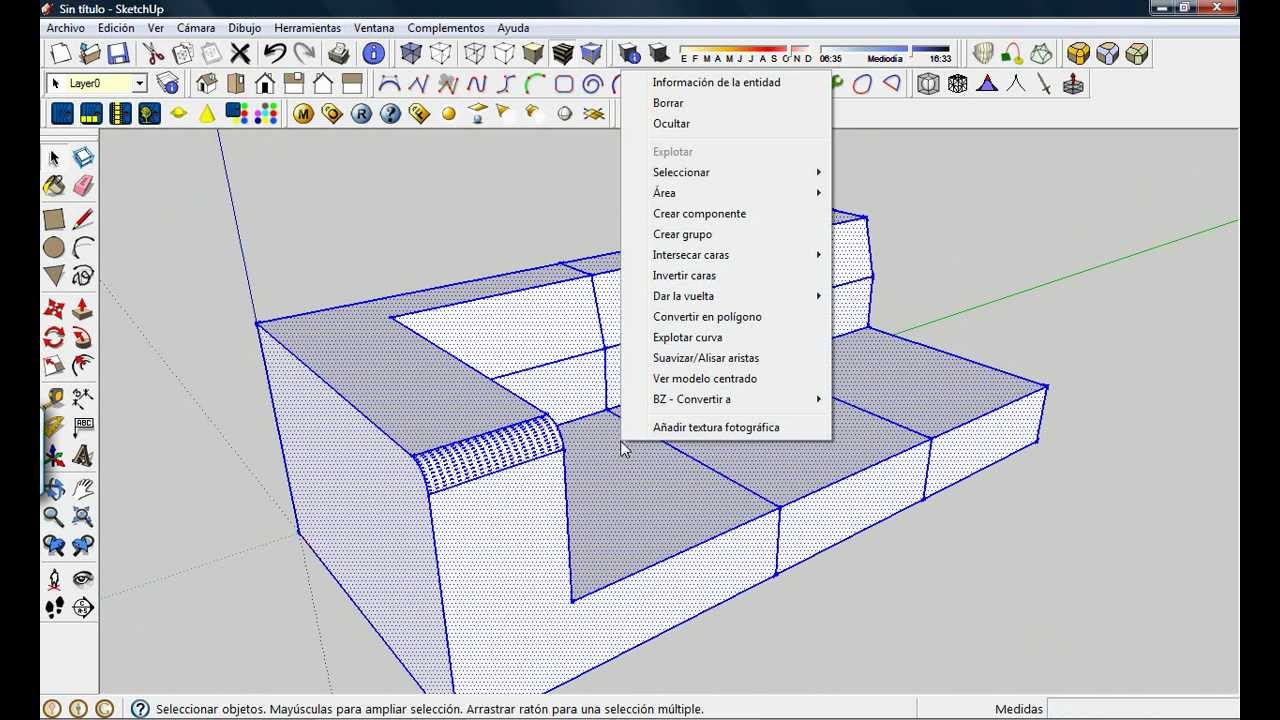 05. Curso SketchUp. Modelado de un sofa (parte 1) - YouTube