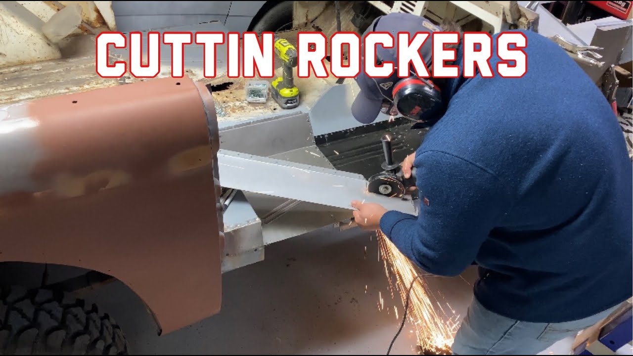 Early Bronco Restoration l Cutting the Inner Rocker - YouTube