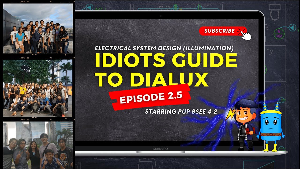 Electrical System Design E2.5 - Dialux Tutorial/Idiots Guide to Dialux starring Wowo and BSEE 4 ...