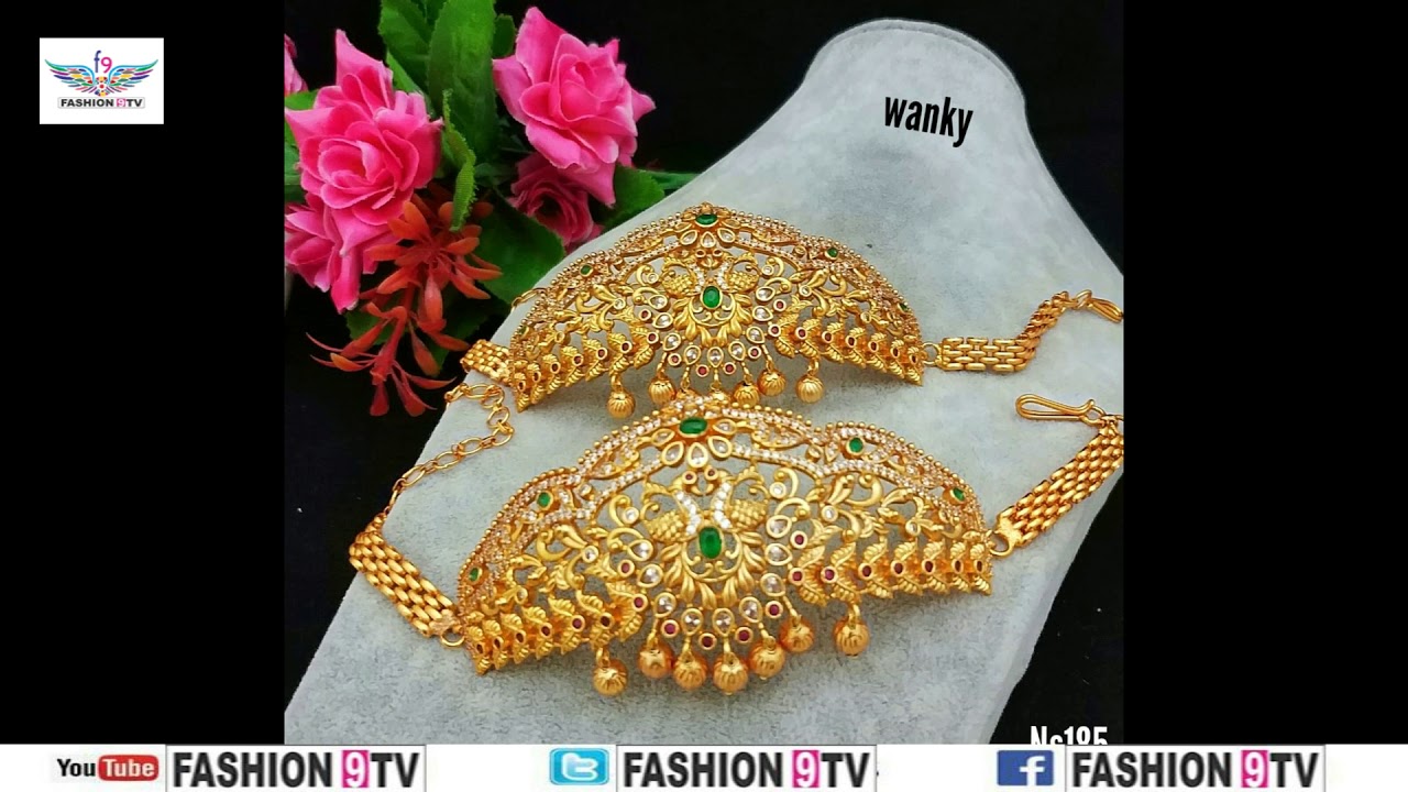 latest designer vanki designs with weight/fashion9tv - YouTube