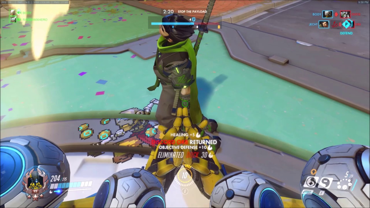 Overwatch: Face down ass up Genji death - YouTube