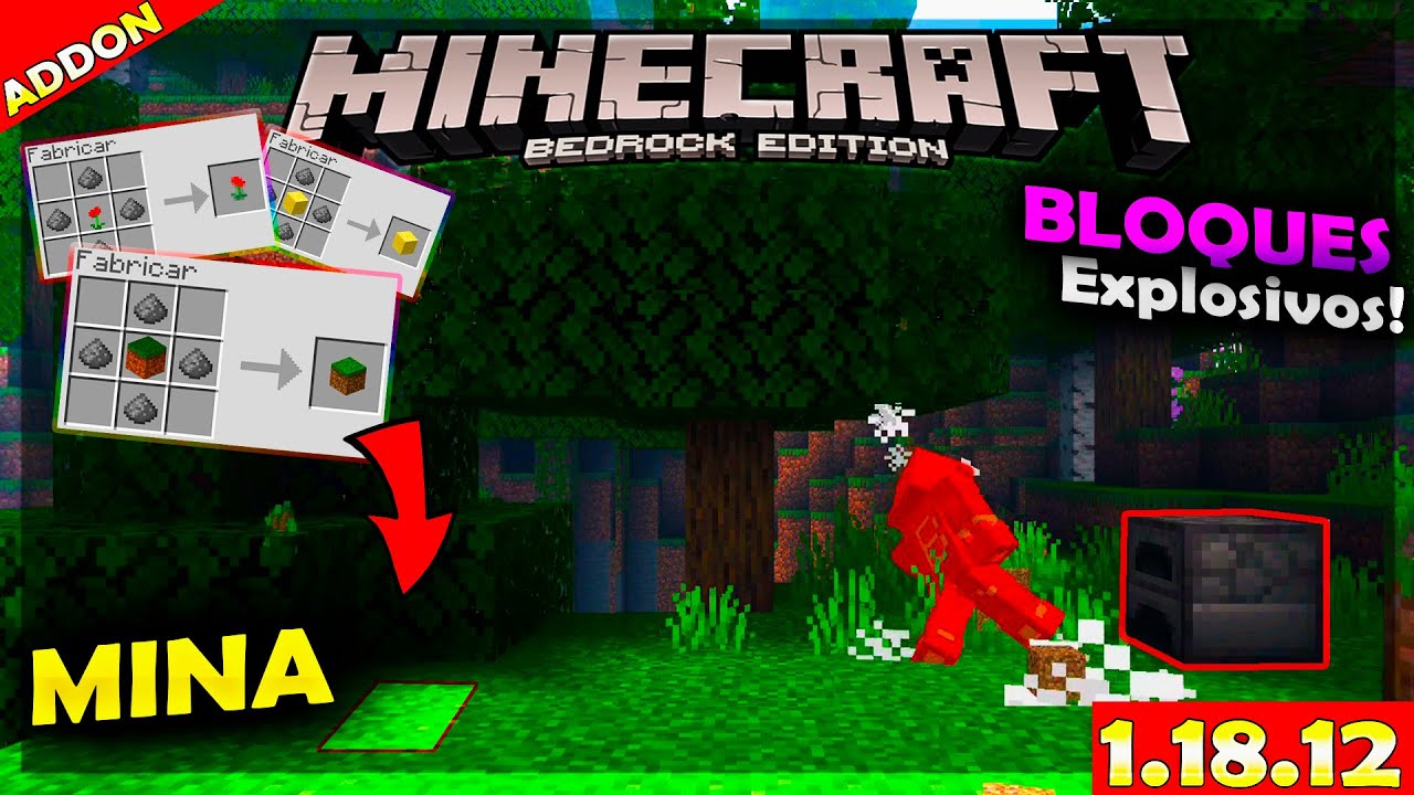 Addon de Bloques Explosivos para Minecraft Bedrock 1.18 | Explosive ...