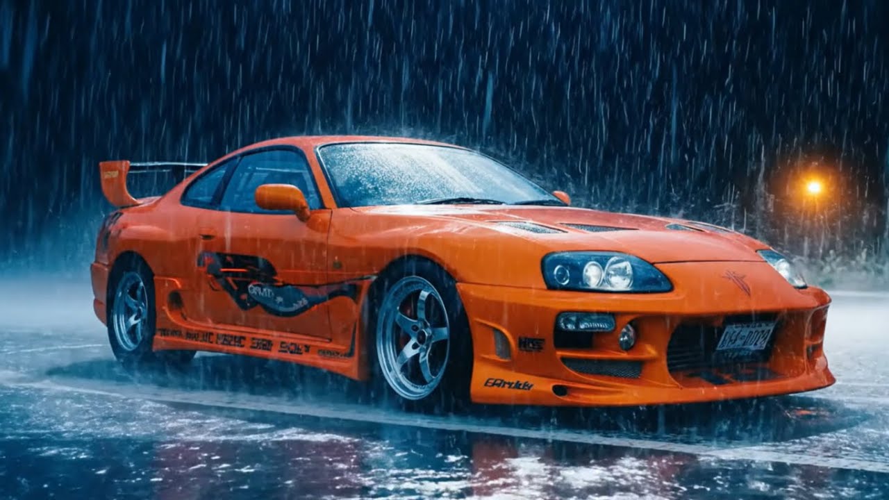 Rain Sounds on Toyota SUPRA MK4 FAST and FURIOS | ASMR Luxury Car ...