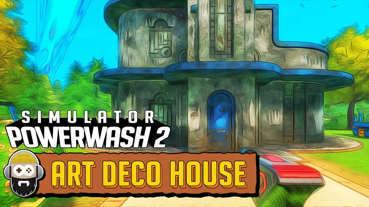 Art Deco House - PowerWash Simulator 2 [4K] - YouTube