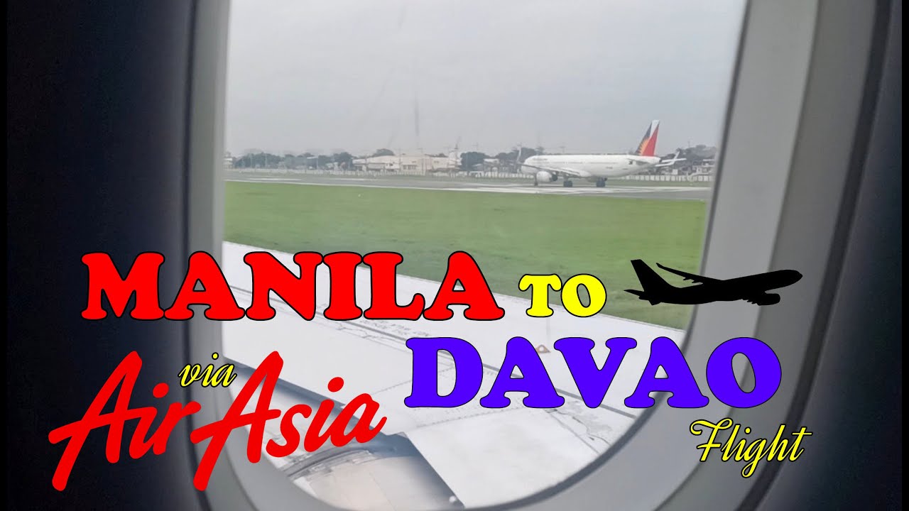 Manila to Davao VV | FULL WINDOW VIEW FLIGHT EXPERIENCE - YouTube