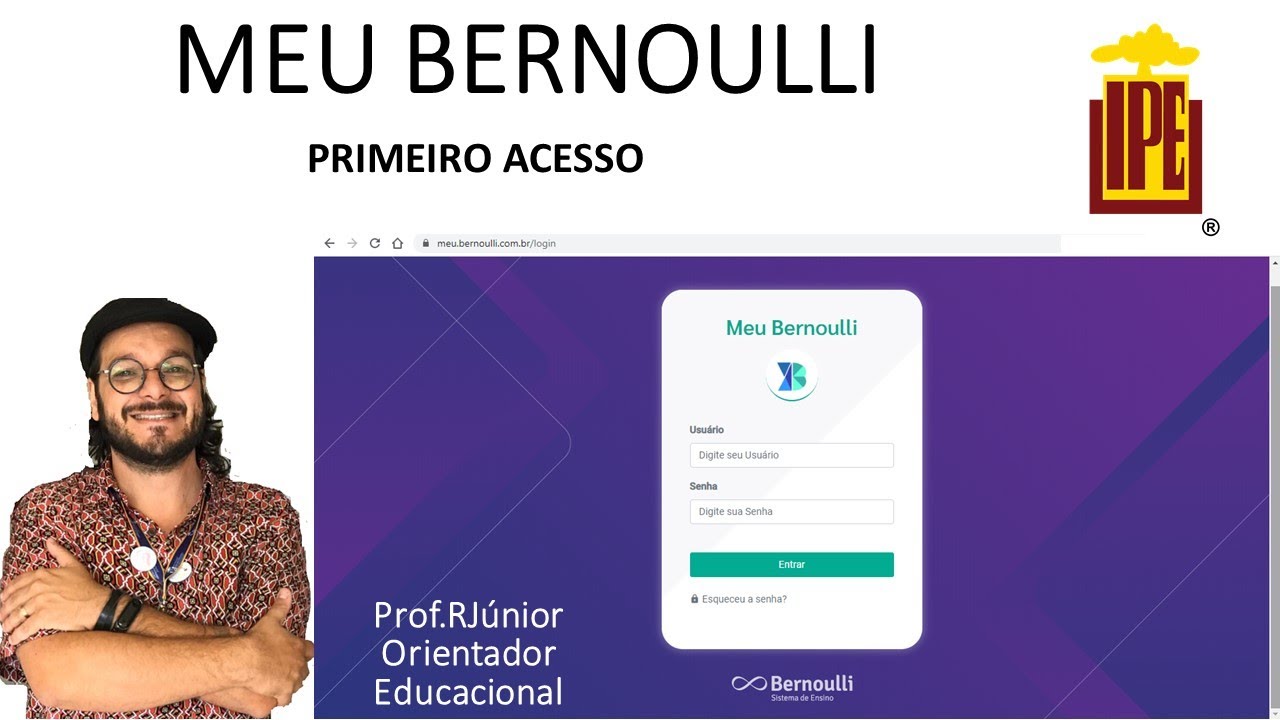 Meu Bernoulli Tutorial para primeiro acesso - YouTube