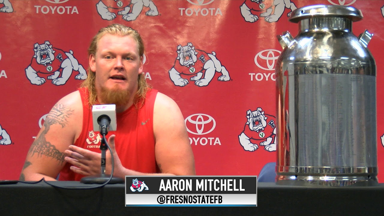Fresno State Football: Aaron Mitchell (11/25/17) - YouTube