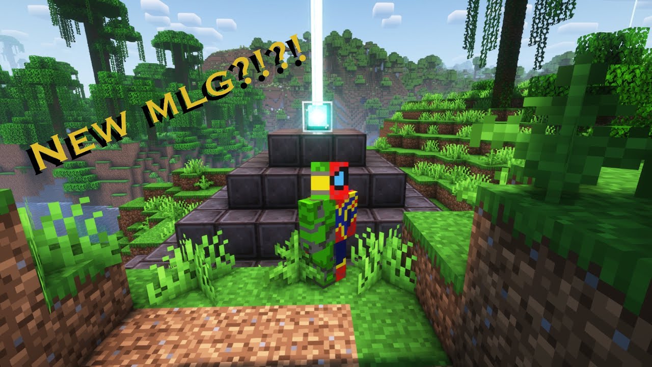 I discovered a new Minecraft MLG!! - YouTube