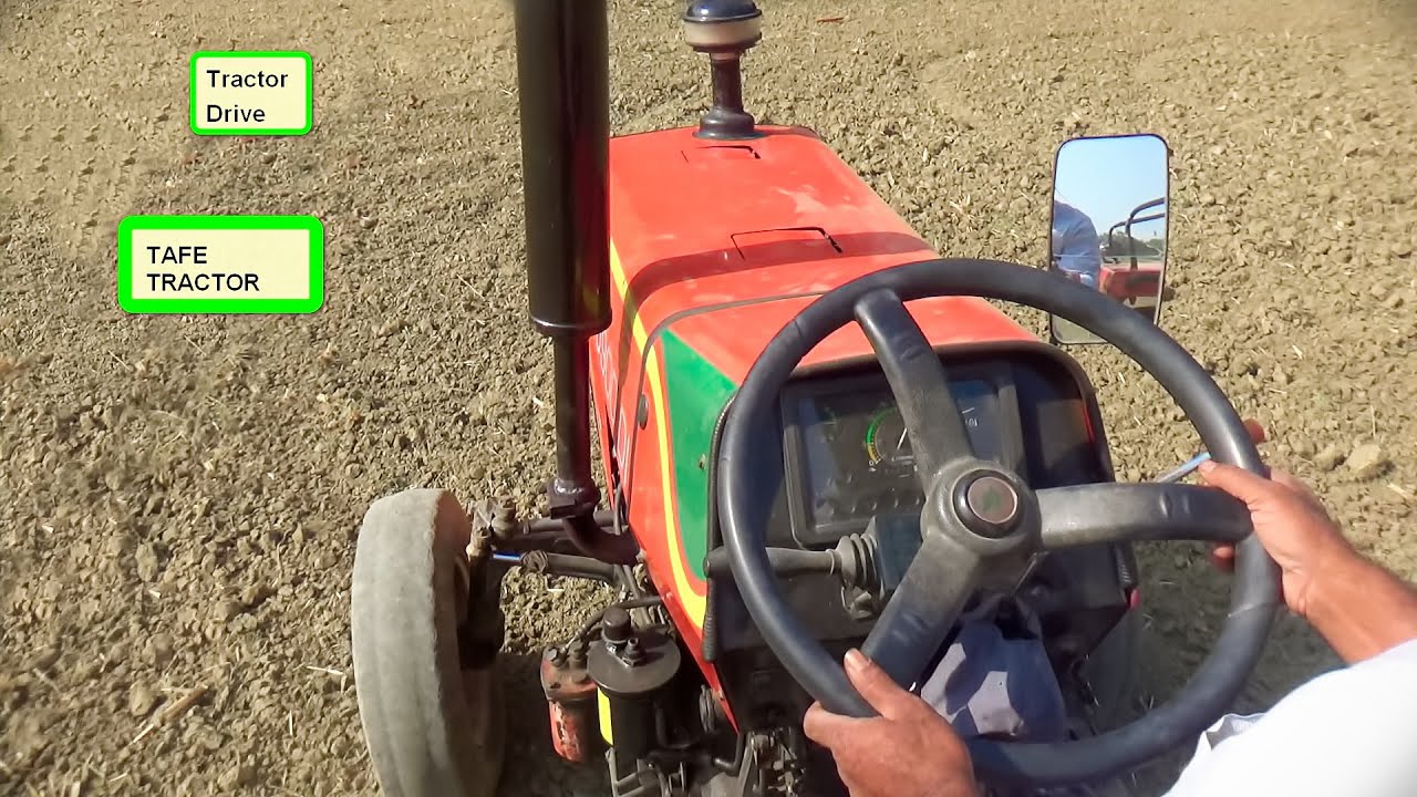 Let's Drive | TAFE Tractor Ride On Agriculture Field | TAFE 5900 DI 2WD ...