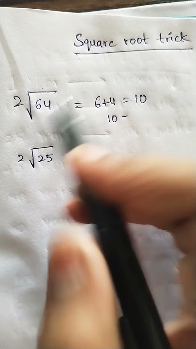 Square root trick #trending #tricks #maths #ytshorts #youtube #support #love #shortsfeed - YouTube