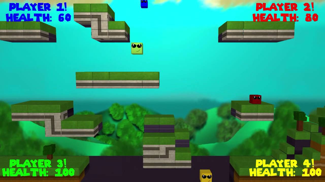 Block Brawler Finished Build Demo (4 Player) - YouTube