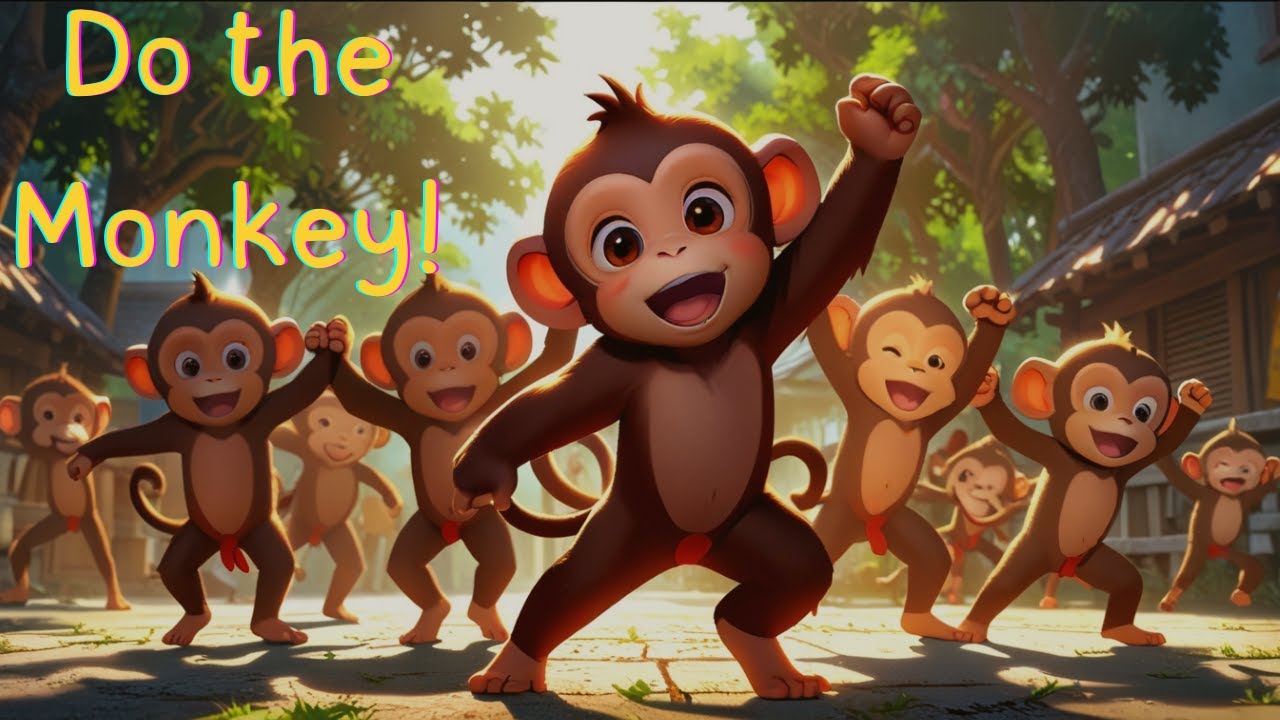 Do the Monkey 🐒 | Fun Kids song and nursery rhymes | KidVentures YoYo ...