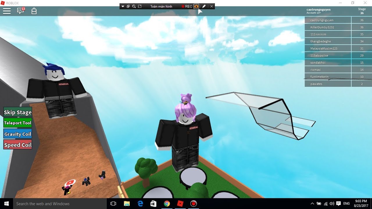 roblox Guest obby 2 khi guest đi bắt cua - YouTube
