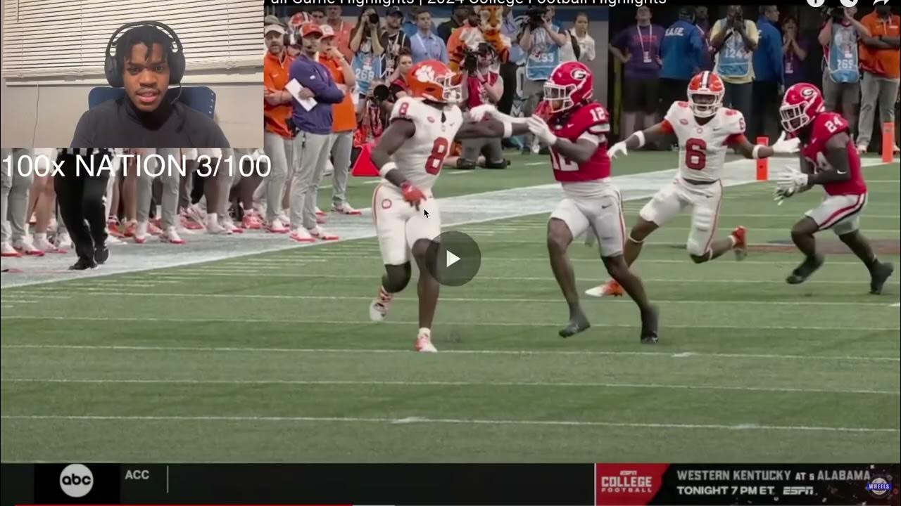 Alabama Fan Reacts To #1 Georgia Vs #14 Clemson | Full Game Highlights - YouTube
