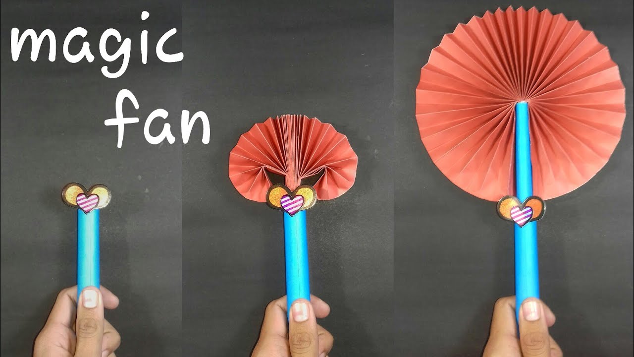 Magic Paper Hand Fan Origami Paper Magic Fan How To Make Hand Fan magic-paper-hand-fan-origami-paper-magic-fan-how-to-make-hand-fan