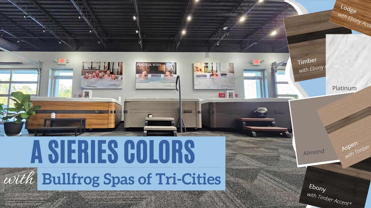 A Series Color Options | Trim Levels | Bullfrog Spas - YouTube