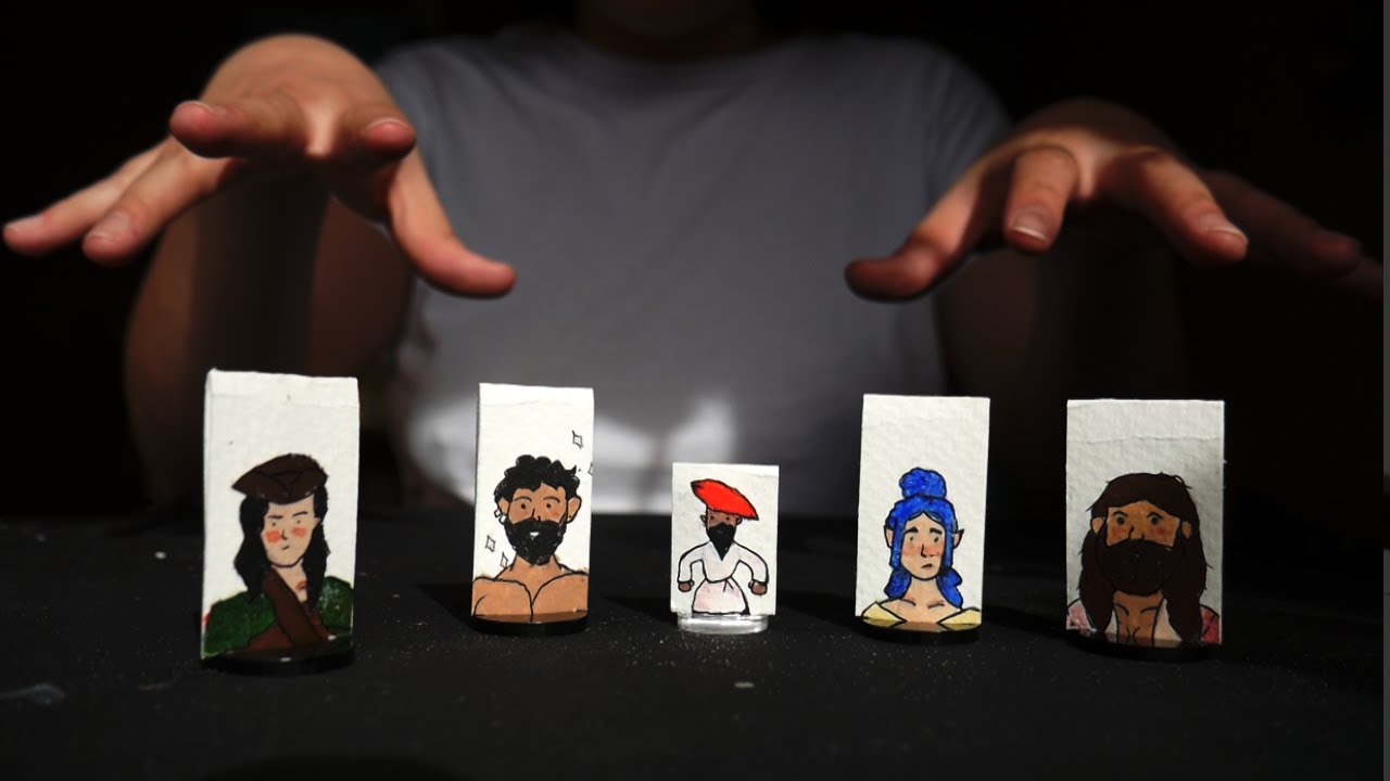 painting my player characters' tokens - YouTube