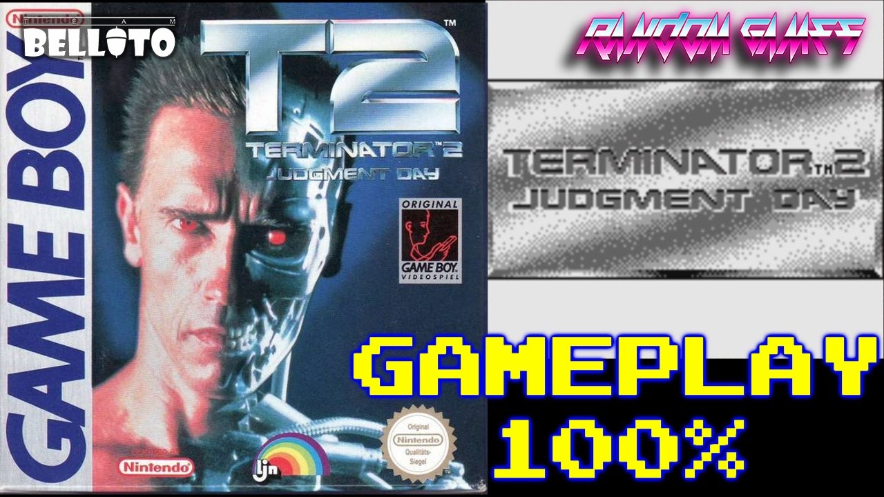 Terminator 2 Retro Gameplay Game Boy 100% - YouTube