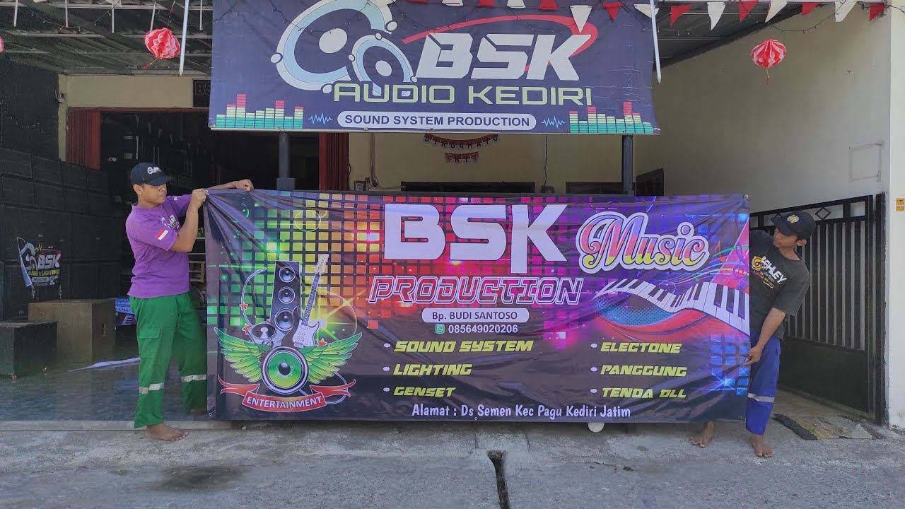 BANNER BARU BSK AUDIO LIGHTING DAN MUSIC - YouTube