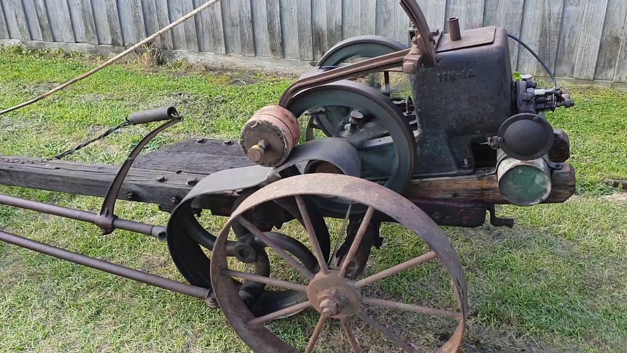 Champion oil engine 2hp - YouTube