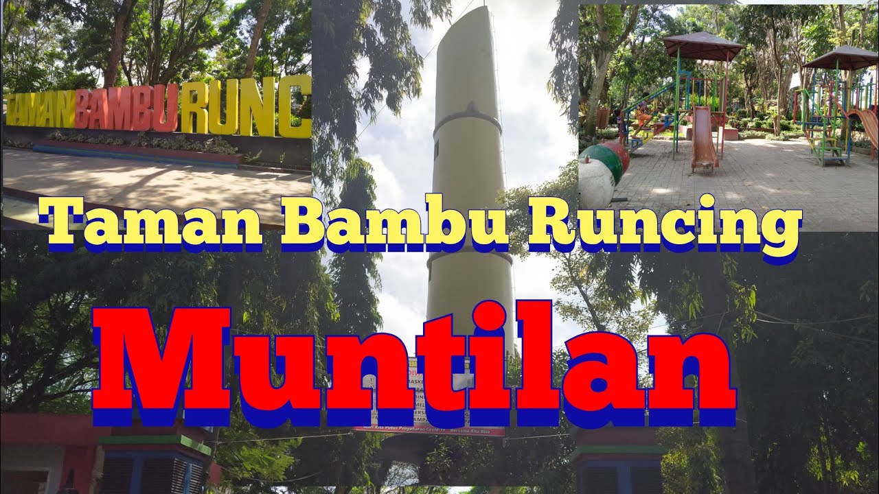 Taman Bambu Runcing Muntilan, Wisata Magelang Gratis - YouTube