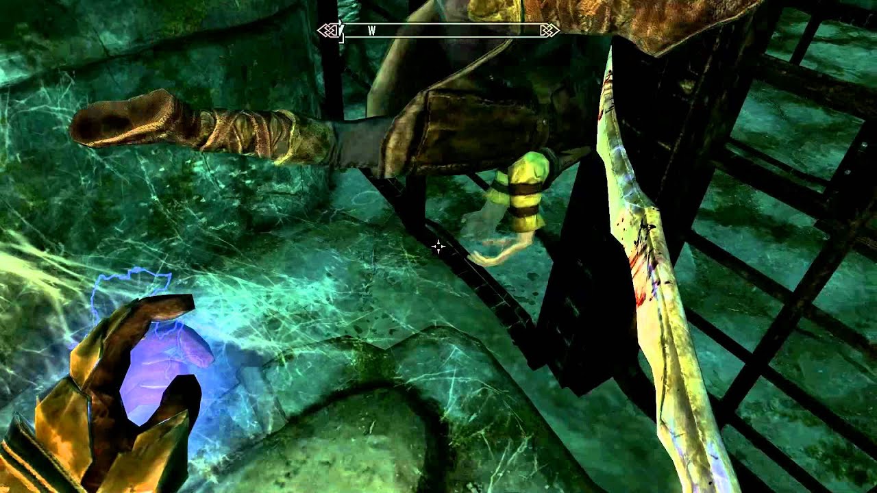 Skyrim death spasms - YouTube