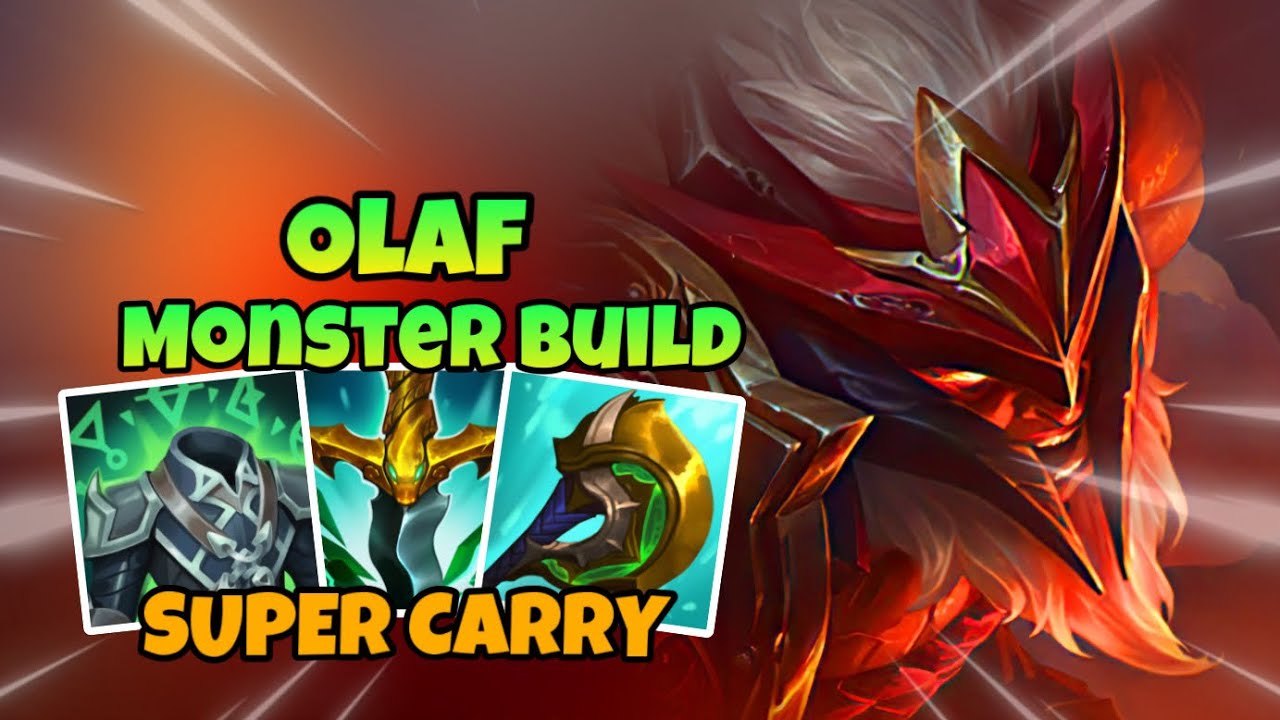 SUPER STRONG OLAF JUNGLE WILD RIFT BUILD - unstopable ! - YouTube