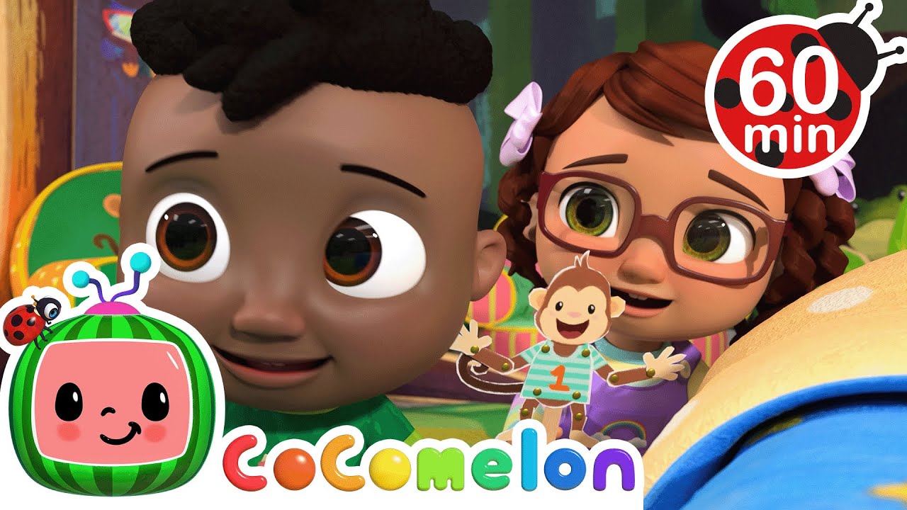 Nina's little Monkeys Jumping on the Bed | Cocomelon - Nursery Rhymes ...