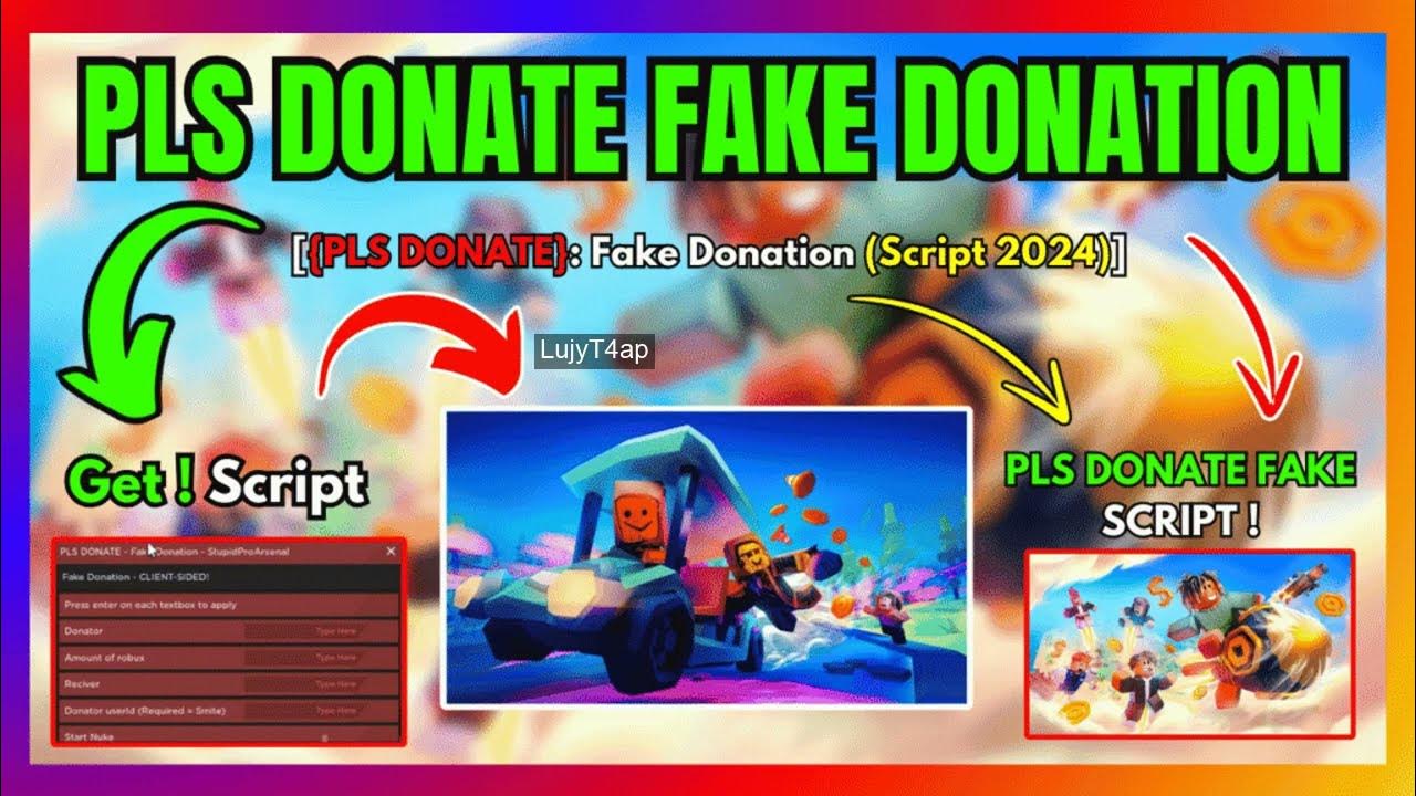 Pls Donate Script OP: Fake Donations, Steal Robux V3! - YouTube