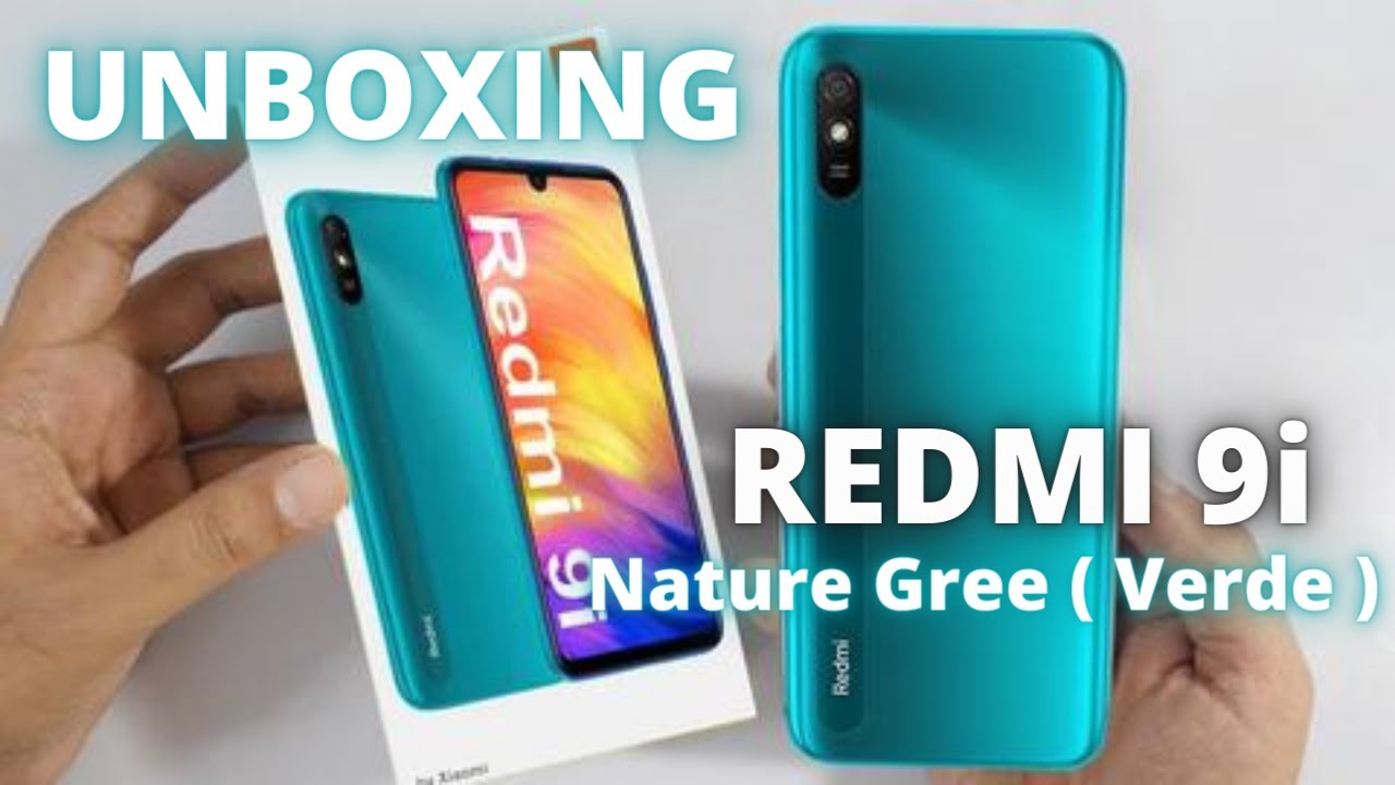 REDMI 9I NATURE GREEN (VERDE) #XIAOMI #UNBOXING / FICHA TÉCNICA - YouTube