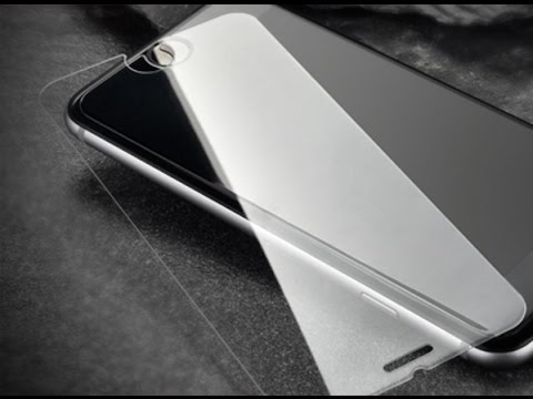 Как наклеить защитное стекло пленку на телефон iPhone 7 - YouTube